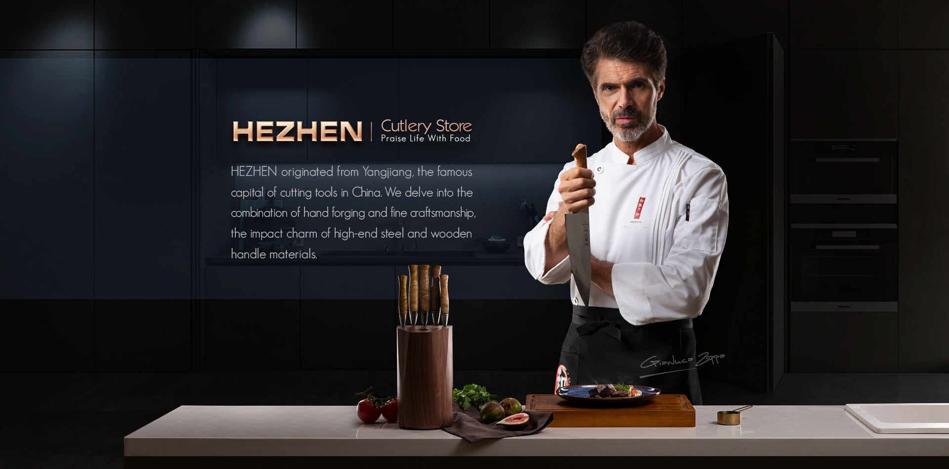 HEZHEN® Damascus Knives, Praise Life With Food – HEZHEN CUTLERY